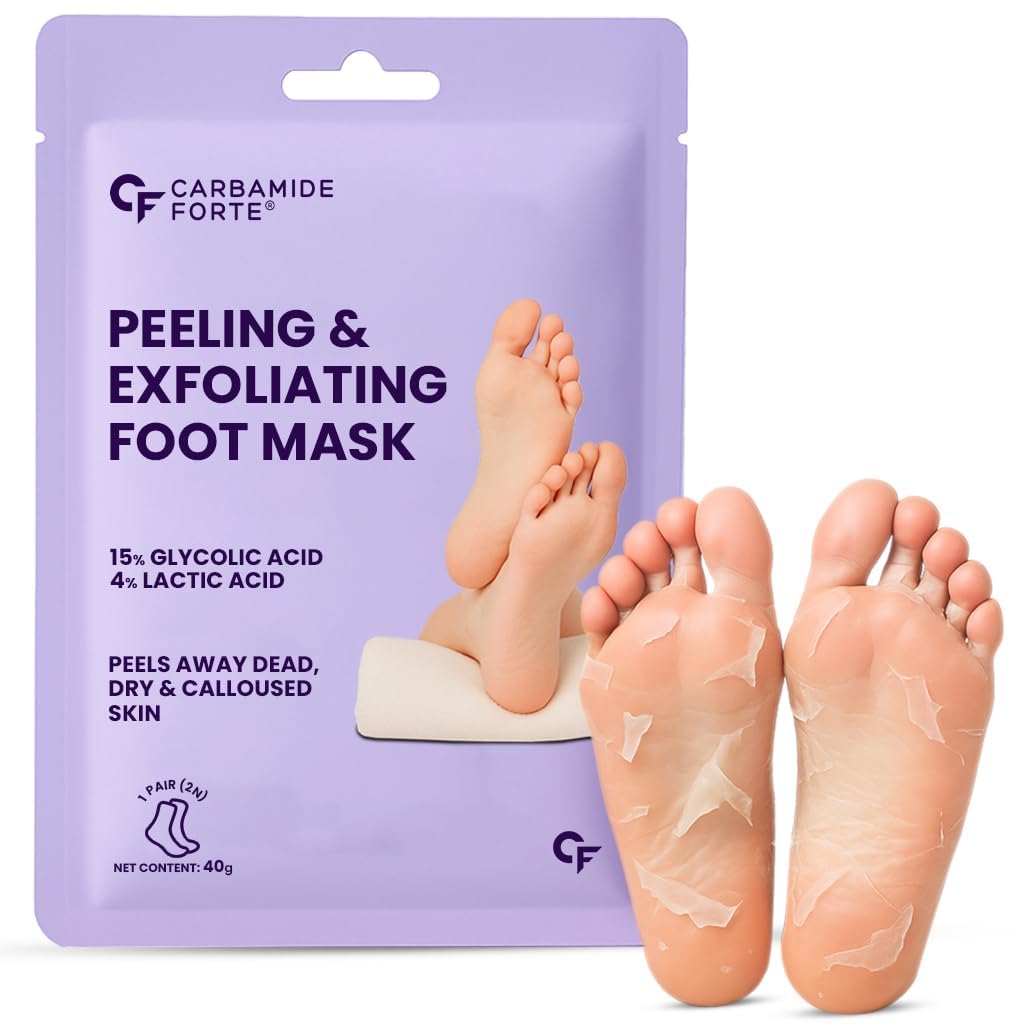 Foot Peeling & Exfoliating Mask for Dry, Calloused Feet – Carbamide Forte