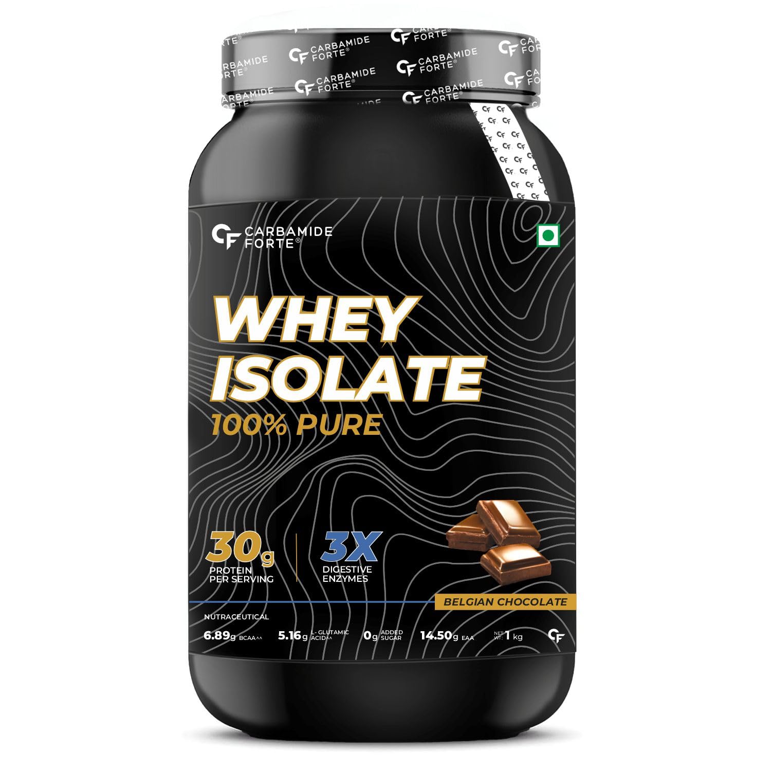 Carbamide Forte Whey Protein Powder Isolate | 100% Pure Protein Powder