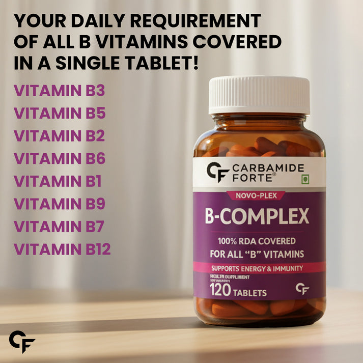 Vitamin B-Complex 50 mg | 8 Essential B Vitamins – Carbamide Forte