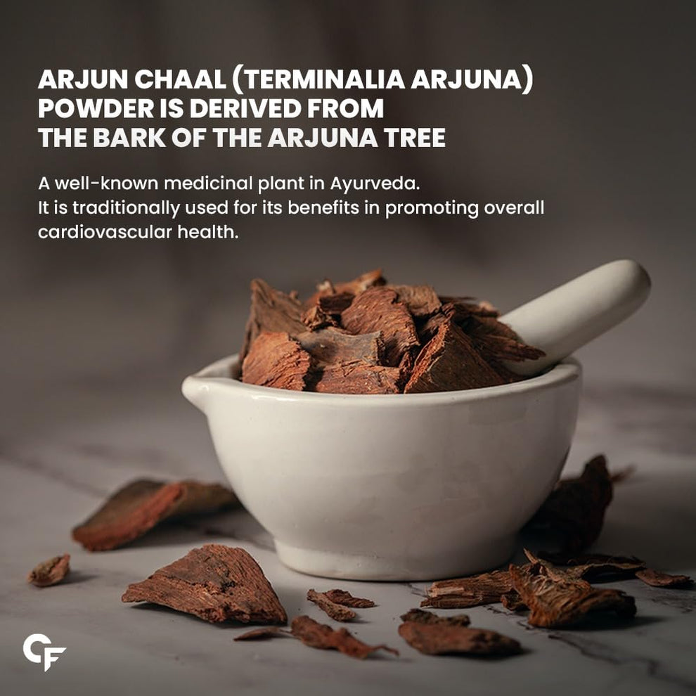 Arjun Chaal Powder 500 g | 100% Natural Herbal Bark Powder – Carbamide ...