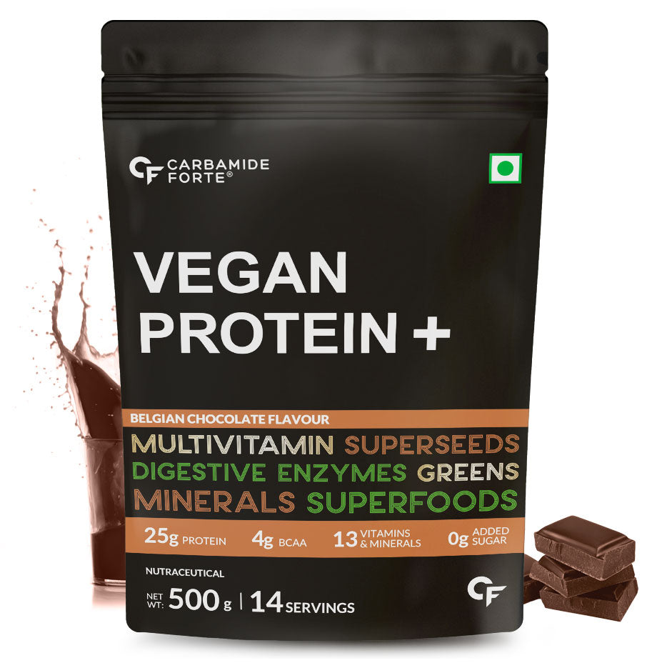Carbamide Forte Plant Protein Powder - Plant Based Protein Powder with