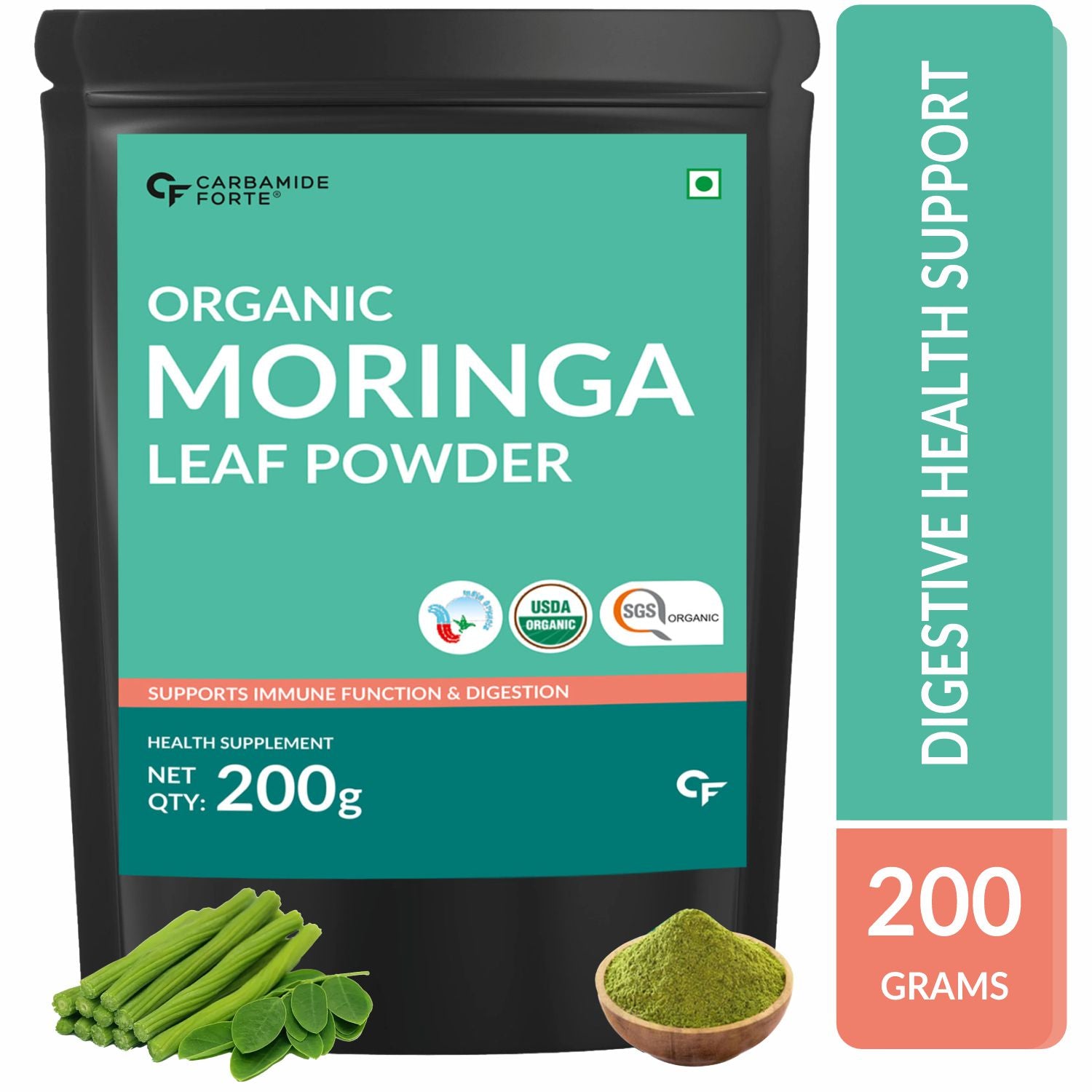 CF 100% Organic Moringa Powder - Moringa Oleifera - USDA Certified Org ...