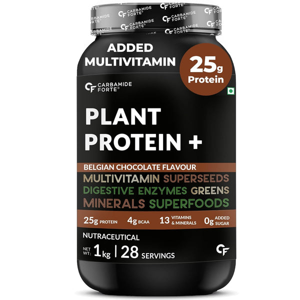 Carbamide Forte Plant Protein Powder For Men - Plant Based Protein Pow